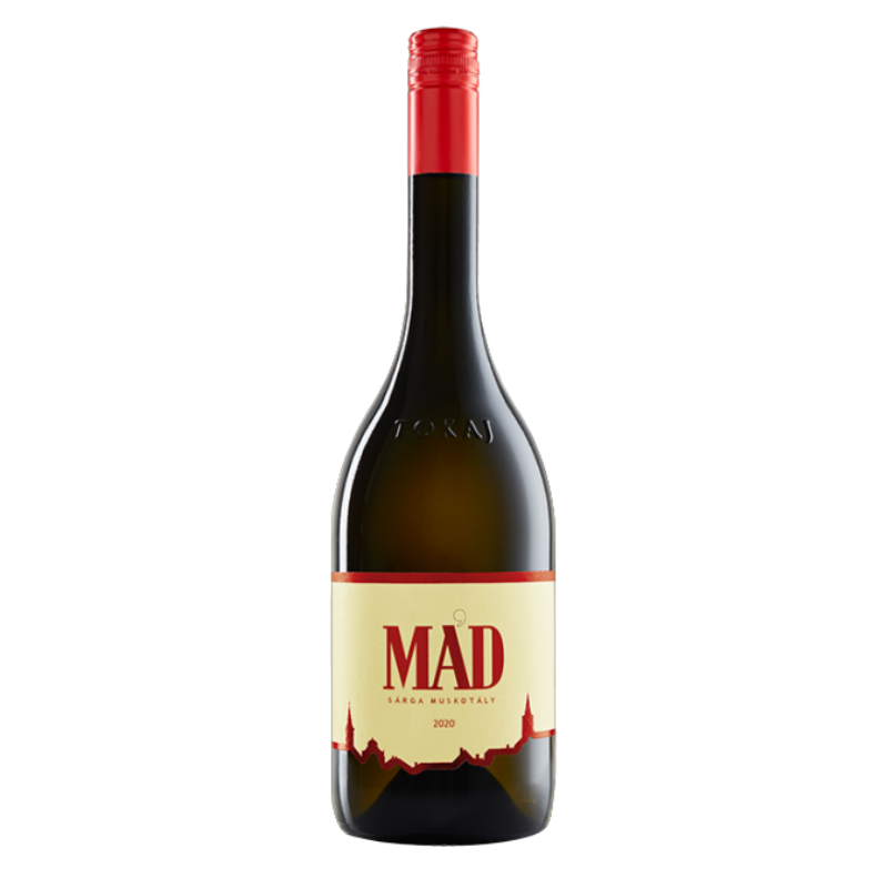 MAD WINE Tokaji MAD Sárga muskotály száraz 2020 11,5% 0,75 LITER ...